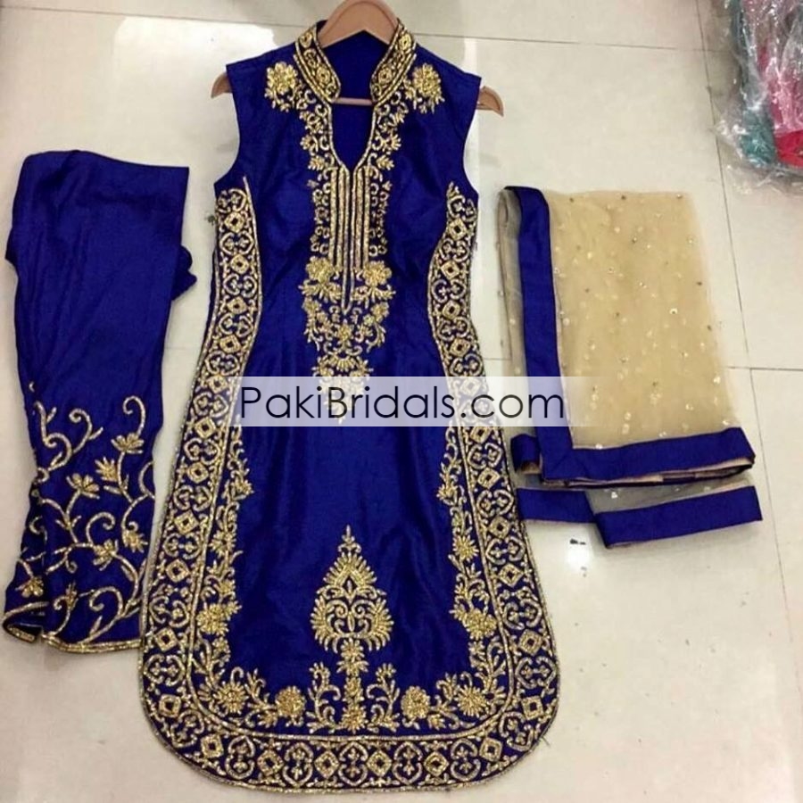 Khaadi Silk Pakistani Dress Code 128 - Pakistan Bridal Dresses
